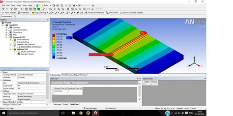 how can i import transient thermal analysis temperature results to