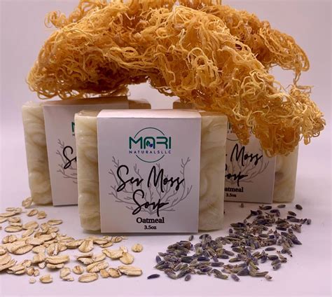 Natural Sea Moss Soap With Goats Milk Shea And Coco Butter Etsy