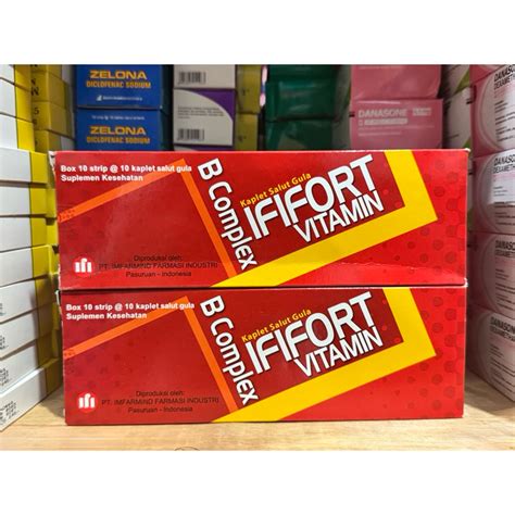 Jual Ififort Vitamin B Complex Box Shopee Indonesia
