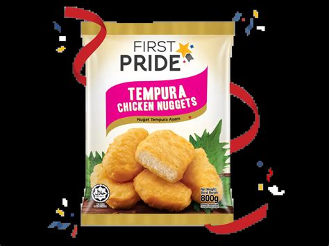 Masam Manis Nuget Tempura Ayam Disediakan Dengan Nuget Tempura Ayam Pedas First Pride First