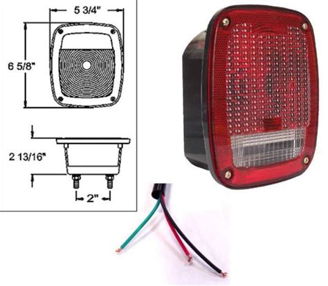 Universal Mount Combination Tail Light Lee Transport