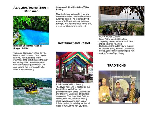 Mindanao Tourist Resto Tradition Attractiontourist Spot In Mindanao