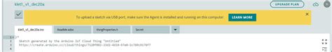Arduino Ide For Iot Cloud Iot Arduino Forum