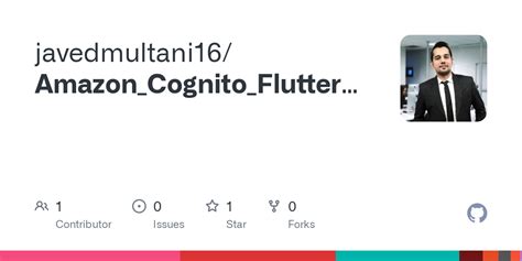 GitHub Javedmultani Amazon Cognito Flutter Social Login