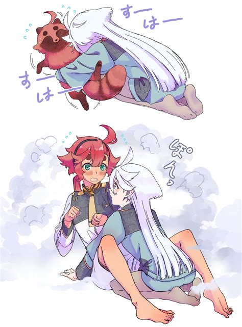 Suletta Mercury And Miorine Rembran Gundam And More Drawn By Spoon Tamakakama Danbooru