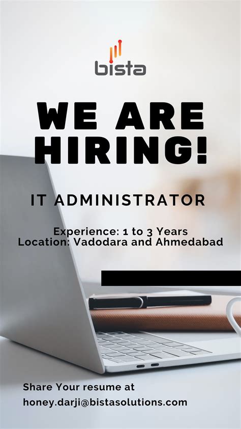 Honey Darji On Linkedin Hiring Itadmin Itadministrator Itexecutive