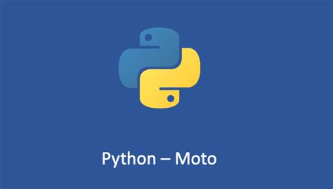 python — moto why you should use by tony dev genius