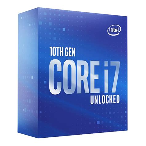 Cpu ซีพียู Intel Core I7 10700k 3 8 Ghz Socket Lga 1200 ระบบระบายความร้อนไม่รวมอยู่ในสินค้า