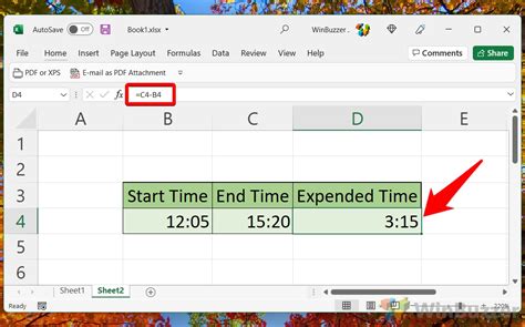 How To Subtract In Excel Numbers Dates Time Percentages Winbuzzer