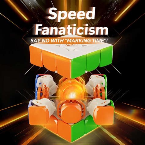 Yj 3x3 Magnetic Magic Speed Cube Stickerless Professional Fidget Toys Yongjun M 3x3 Est Cubo