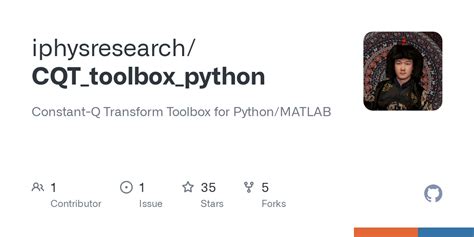 cqt toolbox python readme md at main · iphysresearch cqt toolbox python · github