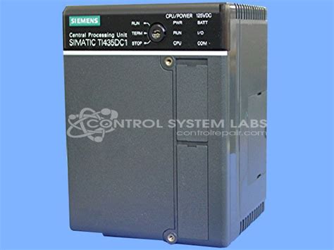 Texas Instruments Ti435dc1 Cpu 405 Simatic Cpu Module 125vdc Control