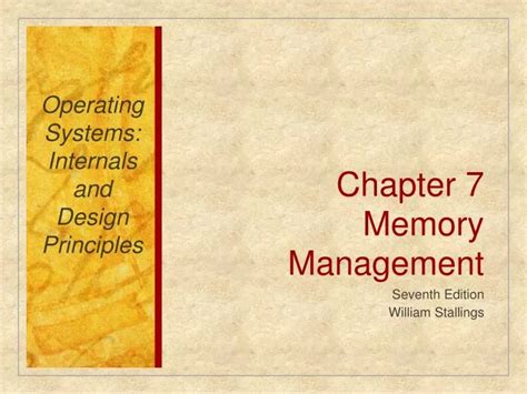 PPT Chapter 7 Memory Management PowerPoint Presentation Free Download ID 528091