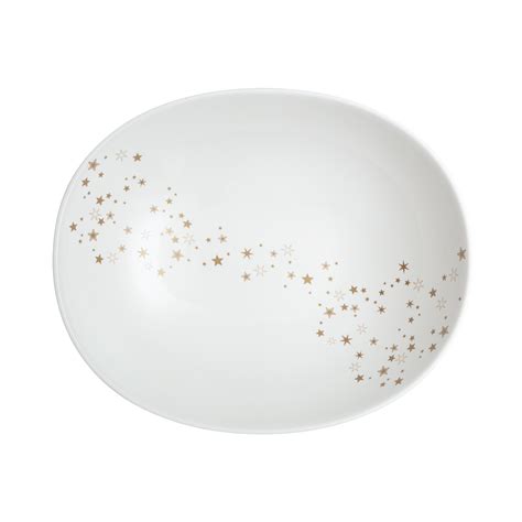 Arc White Stars Serving Bowl Denby