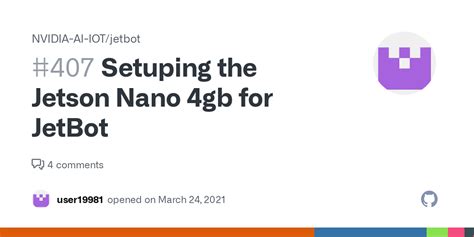 Setuping The Jetson Nano 4gb For Jetbot · Issue 407 · Nvidia Ai Iot