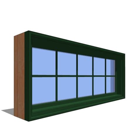Signature Series™ Window Revit Object Double Hung Transom 1 Wide Caddetails