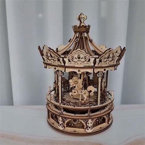 오르골 회전목마 오르골회전목마 만들기 Youtube