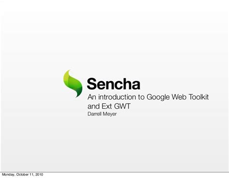 An Introduction To Gwt And Ext Gwt