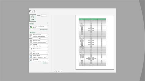 Print Entire Sheet On One Page Using The Fit To Page Feature