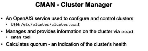 Discover Technology Red Hat Cluster Suite 5 Architecture