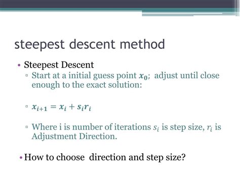 Ppt 2 7 6 Conjugate Gradient Method For A Sparse System Powerpoint Presentation Id 1712695