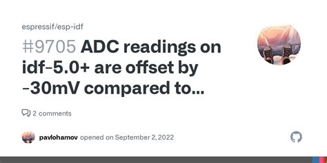 Adc Readings On Idf Are Offset By Mv Compared To Idf Idfgh Issue