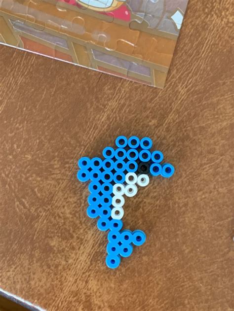 Dolphin Plantillas Hama Beads Perlas Fusibles Manualidades