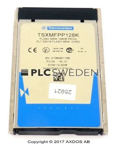 Schneider PLC Card TSXMFPP K Flash Meme KB Modicon Plc At Piece Schneider PLC In