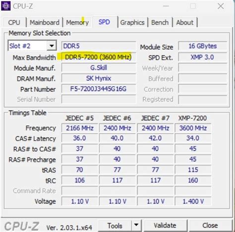 Ddr5 7200 Cpu Z Reporting Question Republic Of Gamers Forum 889592