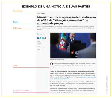 Notícia O Que é Tipos Partes Exemplos E Características
