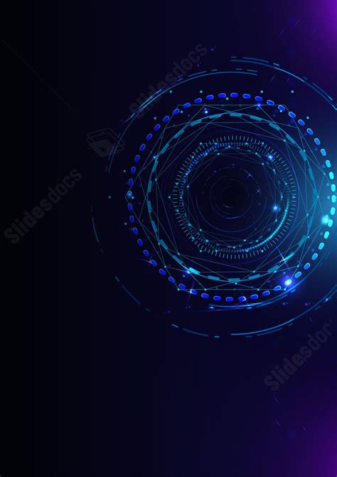 Space Technology In Vector Form Page Border Background Word Template And Google Docs For Free