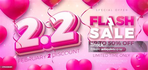 발렌타인 데이 판매 배너 디자인 떨어지는 마음과 파란색 배경에 3d 타이포그래피 레터링 휴일 벡터 비즈니스 일러스트 쿠폰 바우처 전단지 프로모션 포스터 또는 인사말 카드에