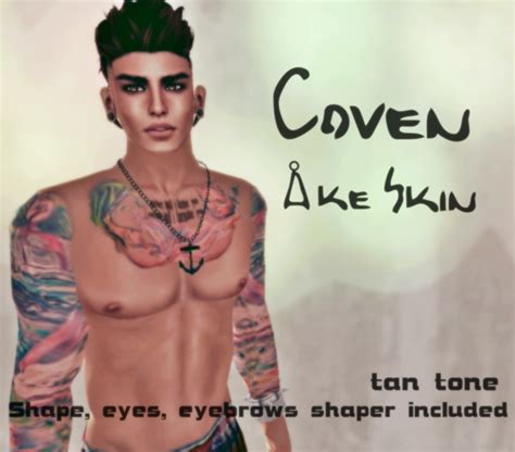 Second Life Marketplace Coven Skin Tanned Åke