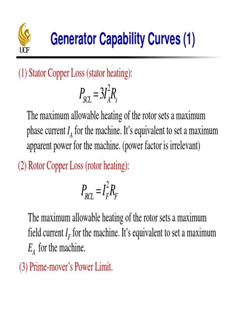Generator Capability Curve Pdf