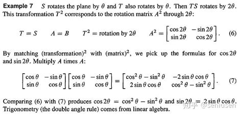 线性代数之——线性变换及对应矩阵 知乎