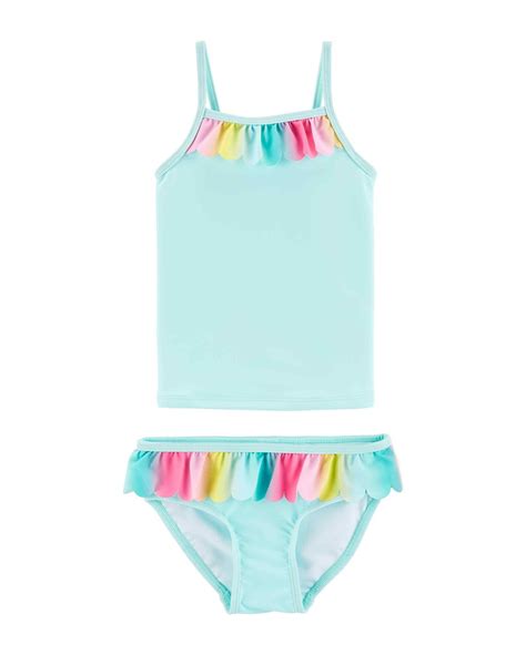 Riachuelo Biquíni Infantil Babado Carters Proteção Uv 50 Verde