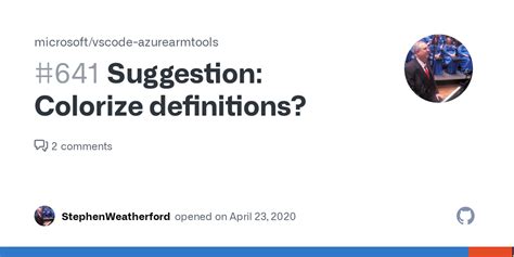 Suggestion Colorize Definitions · Issue 641 · Microsoftvscode