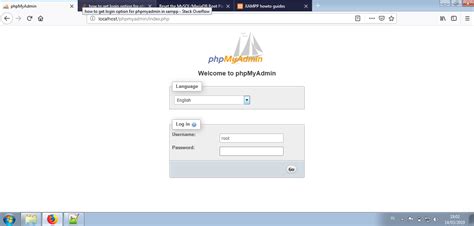 xampp for ms windows creating root password and securing phpmyadmin login in localhost