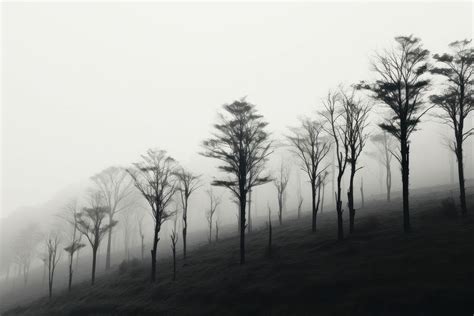 Tree Line Fog Outdoors Nature Premium Photo Rawpixel