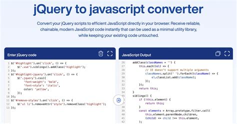 I Built An Open Source Library To Automatically Convert Jquery Code To