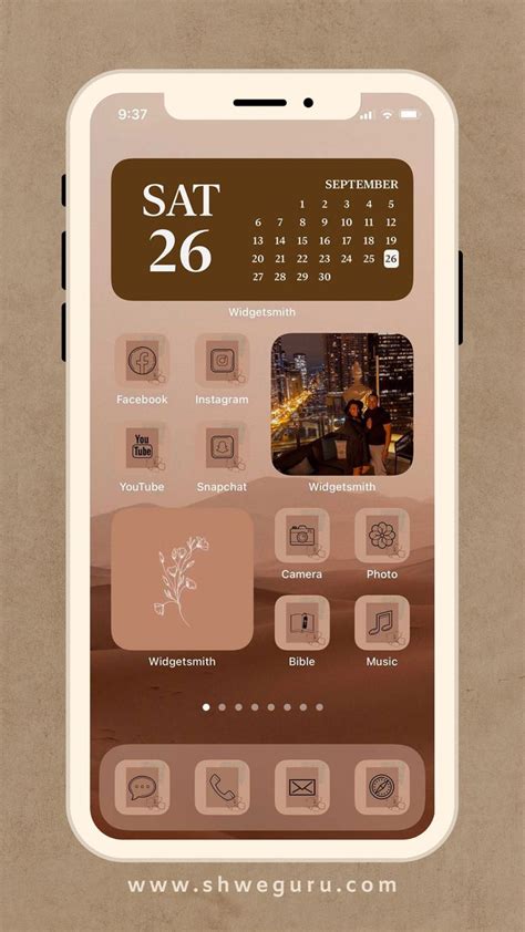 IPhone Screen Customization Idea IG By Mrsahdinahope Shweguru Iphone Photo App Iphone