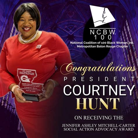 Congratulations To Metropolitan Baton Rouge Chapter President Courtney