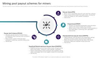 Decoding Blockchain Mining Mining Pool Payout Schemes For Miners BCT SS V PPT PowerPoint