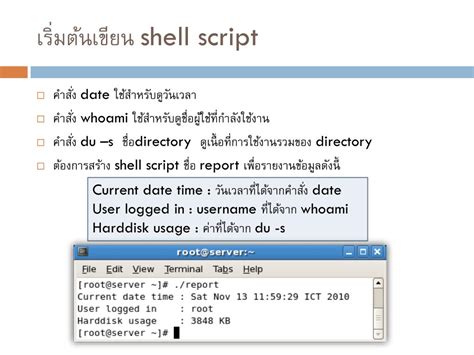 PPT Shell SCRIPT PowerPoint Presentation Free Download ID
