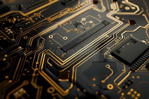Computer Electronic Motherboard With Advanced Technology Featuring Intricate Circuit Plates