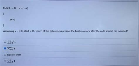 Solved For Int I I Chegg