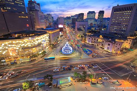 포스트타워에서 내려다본 야경