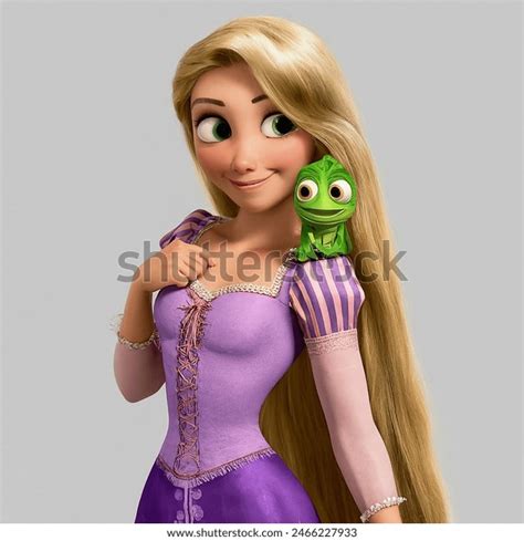Rapunzel Pascal Images White Background Ai Generated Image 2466227933 Shutterstock