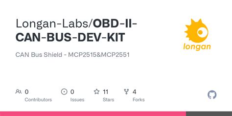 Obd Ii Can Bus Dev Kitexamplesreceivecheckreceiveo At Master · Longan Labsobd Ii