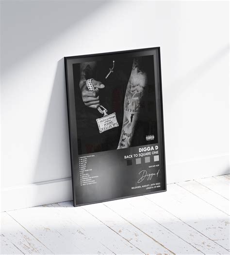 Digga D Back To Square One Album Poster 12posters